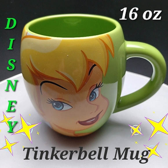 Disney | Dining | Disney Tinkerbell Ceramic Mug | Poshmark